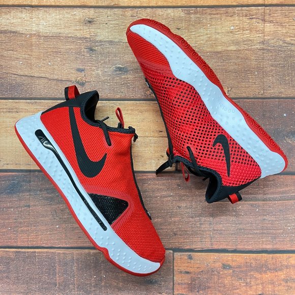 Nike | Shoes | Nike Mens Pg 4 Tb University Red Basketball Shoes | Poshmark